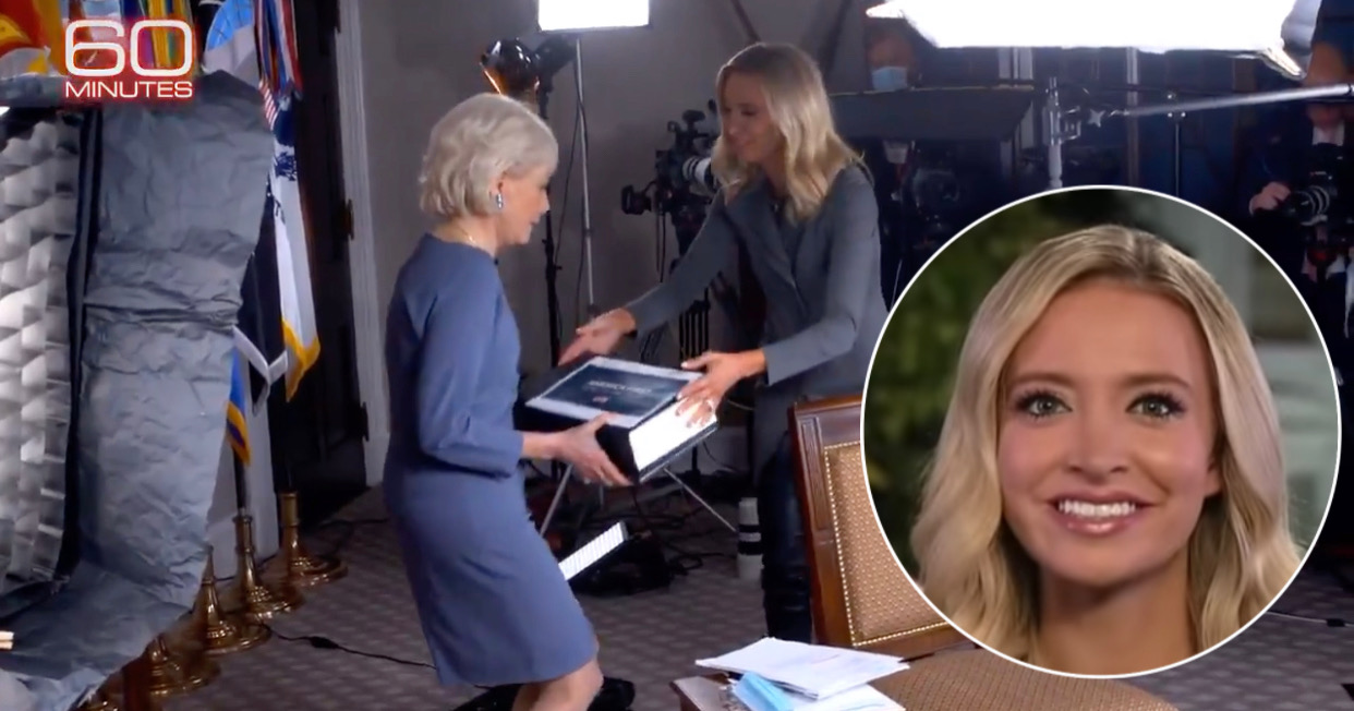 60 Minutes Melts Down Over Kayleigh Handing Stahl a YUGE Book of Trump ...
