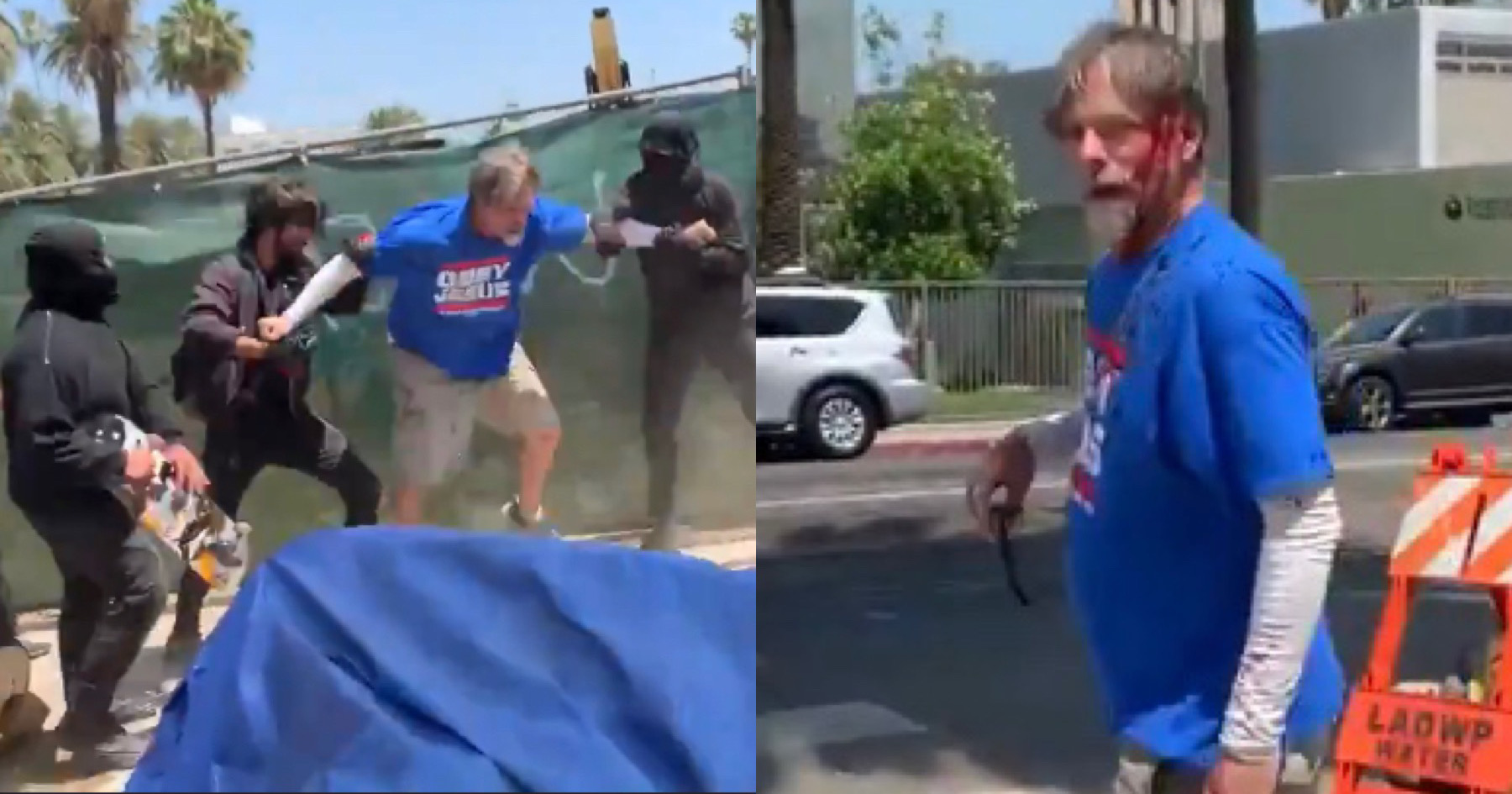 Street Preacher is Assaulted By Skateboard Wielding Antifa Activist and ...