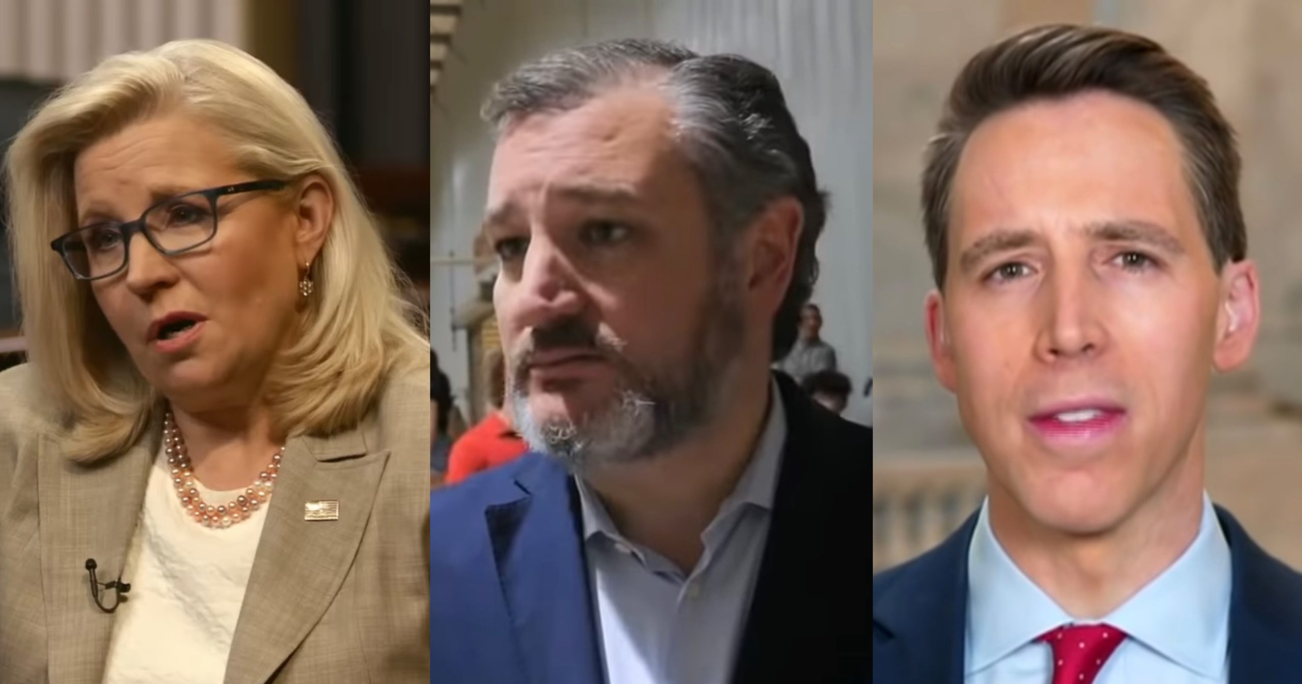 Liz Cheney Sinks Down Further, Trashes Josh Hawley and Ted Cruz for not ...