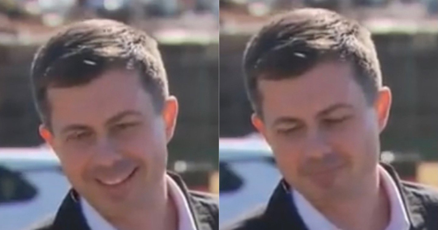 Pete Buttigieg Inexplicably Loses His 'Train of Thought' While Holding ...