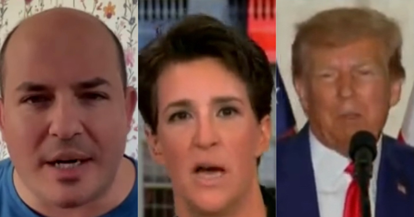 Unemployed Brian Stelter Parrots Rachel Maddow's Dismissal of Donald ...