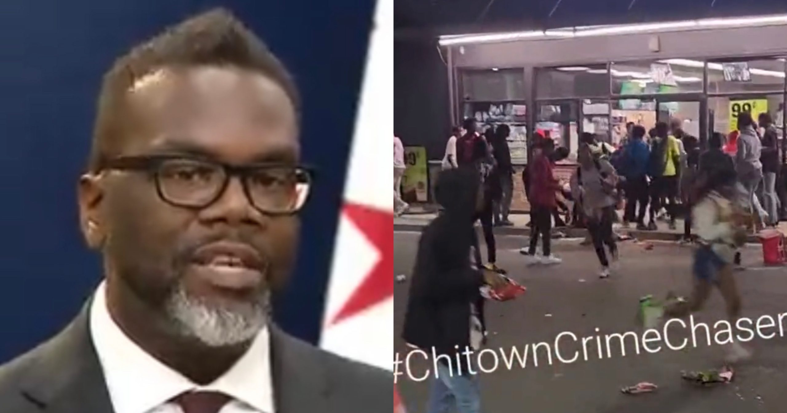 Brandon Johnson Minimizes Mass Looting in Chicago, Wants You to Call ...
